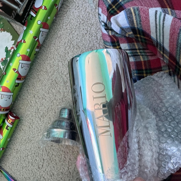 Personalized COCKTAIL SHAKER SET Mixer Drinkware Bar Bartender Barware ...