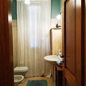 Ice Blue Linen Tablecloth, Soft Linen Tablecloth, Linen Handmade Table ...