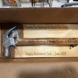 Retirement Gift for Dad Personalized Retirement Gift - Etsy
