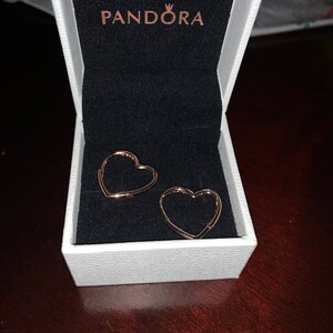 New Pandora Rose™ Gold Pink Daisy Flower Dangle Pendant Charm | Etsy