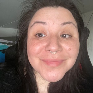 Titanium Conch Ring With One Side Swarovski Jewelled Cz Micro | Etsy