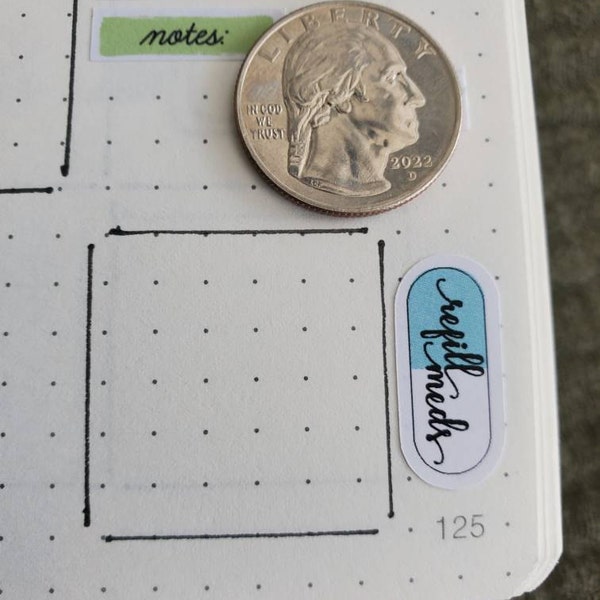 House Stickers Tiny House Stickers on a Mini Sheet Great for Small ...