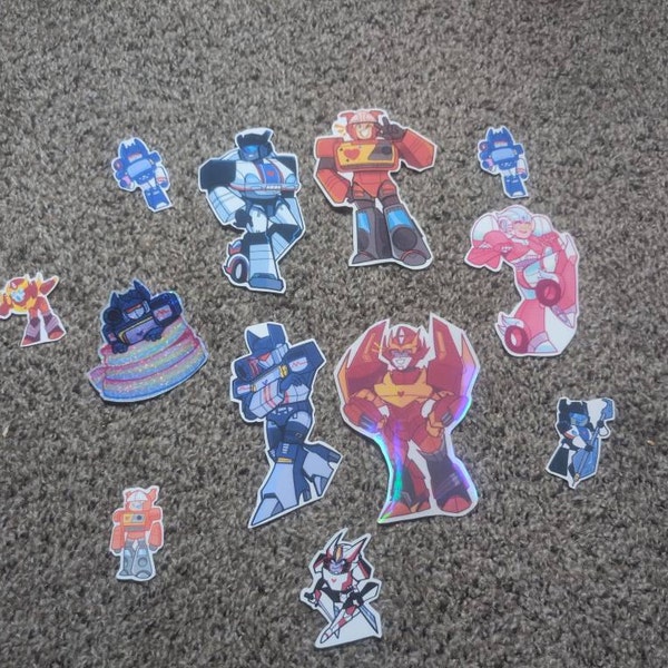 Transformers Stickers! Soundwave|blaster|jazz - Etsy
