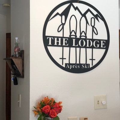 Personalized Snow Skiing Sign, Snow Skier Gifts With Name, Snow Ski ...