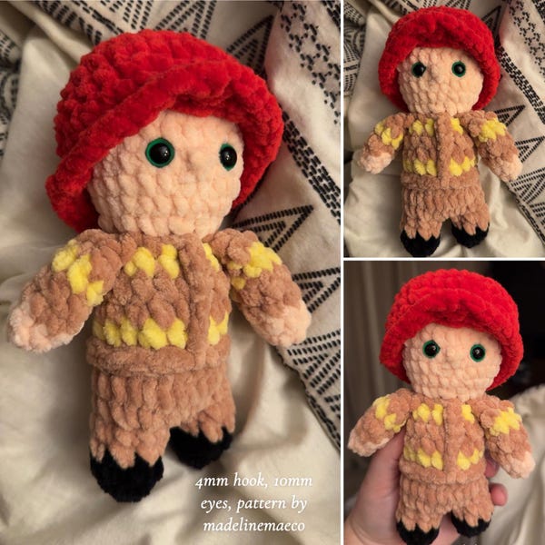 Crochet People, Amigurumi Fireman, Crochet Pattern, Crochet Firefighter ...