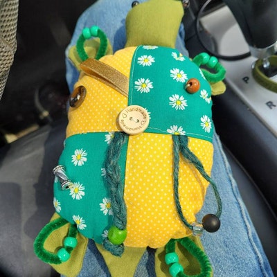 FIDGET PILLOW TURTLE Sensory, Tactile, Emotional, Alzheimer, Dementia ...