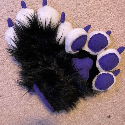 PDF TEMPLATE: Fursuit 4 Finger Paws Digital Download - Etsy