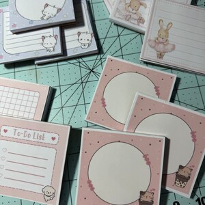 Cat Stationery Printable, Kawaii Stationery Printable, Printable Kawaii ...