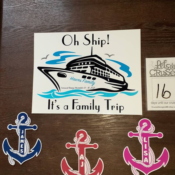 XL Oh Ship! It's a Family Trip/girls Trip/birthday Trip/etc ...