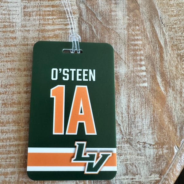 Customized Sport Bag Tag for Teams - Single Sided or Double Sided - 4 ...