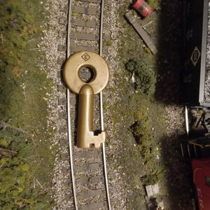 CR Brass Hollow Barrel Railroad Key Free S/H LU - Etsy