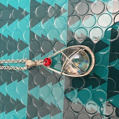 H2O Just Add Water Inspired Wire Wrapped Crystal locket - Etsy