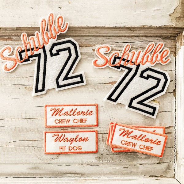 Biker Name Tag | Embroidered Custom Patches for Jackets | Custom Name ...