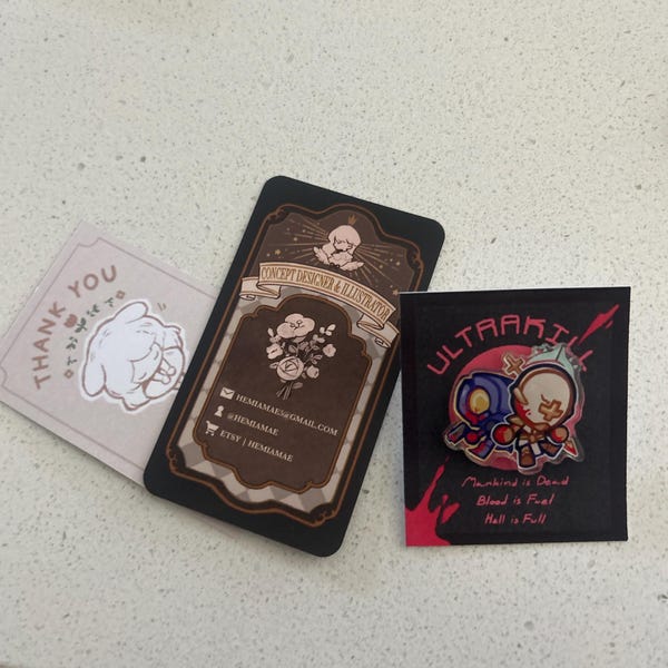 ULTRAKILL V1 and Gabriel Acrylic Pin, Ultrakill Charm, Backpack Decor ...