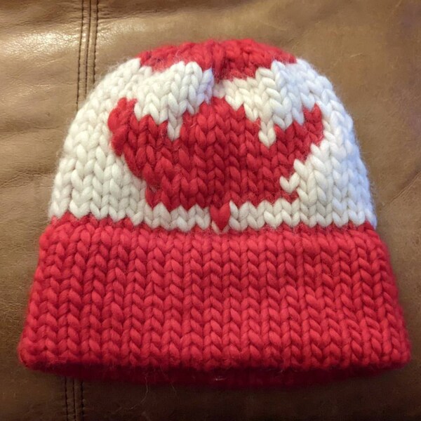 O, Canada Double Brim Beanie Knitting Pattern, Canadian Flag Hat ...