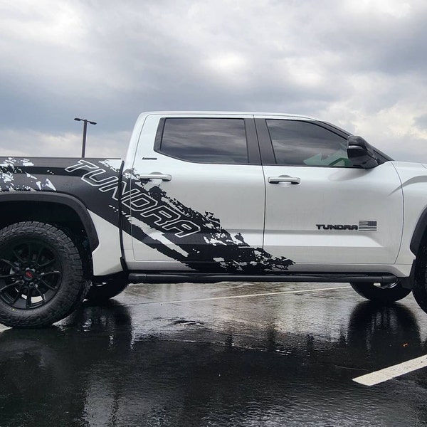 Truck Mud Splash Vinyl Car Graphic Sticker for Tundra. Set of 2. Tundra ...