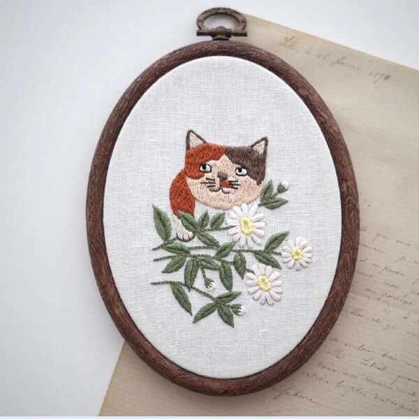 Aster Flower Hand Embroidery Pattern - PDF - Instant Download - Etsy