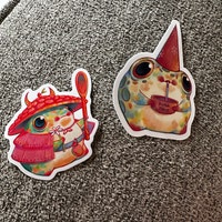 Pilot Frog Art Print Original Wall Hanging Cute Frog Gift Whimsical ...