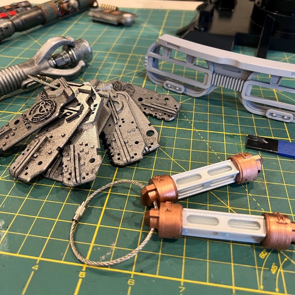 Rix VENT Model Comm Badge Pin Greeblie - Etsy