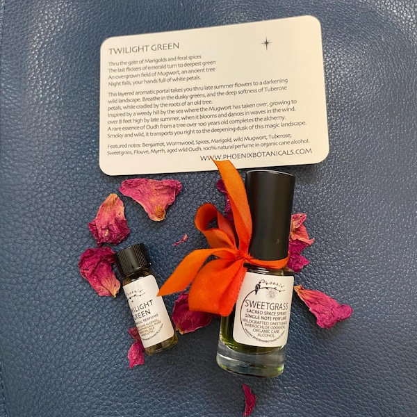 Sweetgrass Single Note Perfume Mist for Sacred Space and Sweet Energy ...