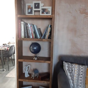 Rustic Bookshelves, Free Standing Bookshelves, Reclaimed Timber Shelves ...