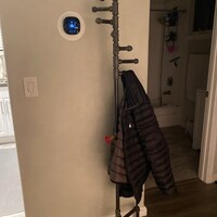 Black Pipe Coat Rack Industrial Style Free Standing Metal - Etsy Canada