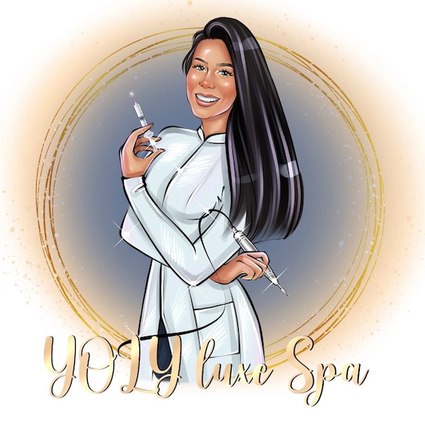 Esthetician Logo,cosmetologist Logo, Medical Esthetician Logo,cartoon ...