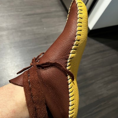 Handmade Moose and Elk Hide Moccasins. - Etsy