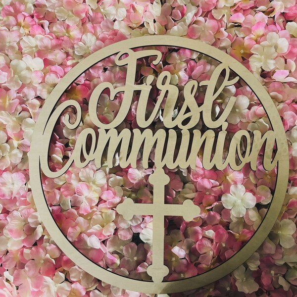 Mi Primera Comunion | First Communion| Mi Bautizo | Wood Signs ...