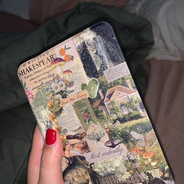 Old Newspaper Ledger Paperwhite Kindle Case for Kindle 10th 11th Gen ...