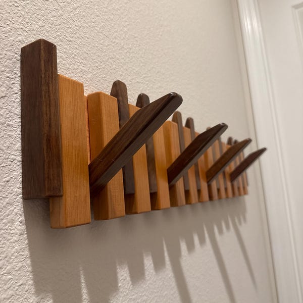 Wooden Coat Rack,piano Coat Rack,coat Hooks,coat Hanger,multifunctional ...