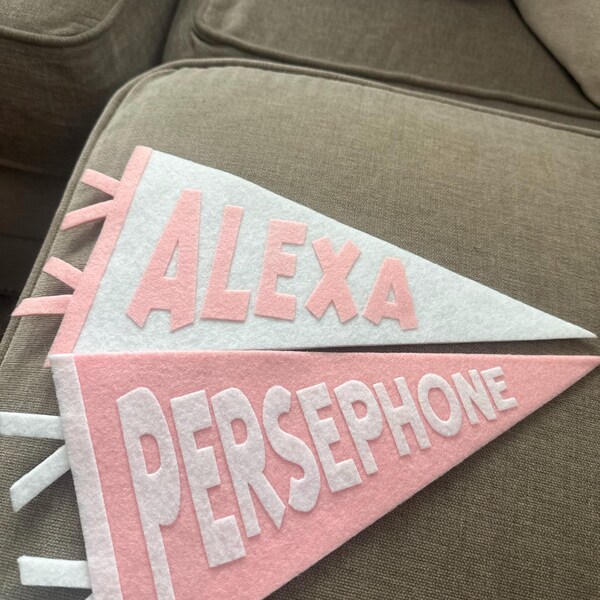 Personalized Name, Custom Dorm Room Pennant, Roommate, Dorm Decor ...