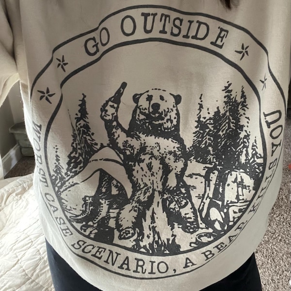 Worst Case Scenario Sweatshirt, Mountain Themed T Shirt, Hiking Tees ...