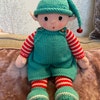 Jingle Jangle the Elf PDF Knitting Pattern Download - Knitted Flat ...