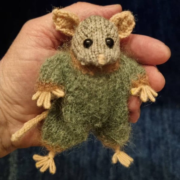 MOUSE DOLL - English Knitting Pattern - Etsy UK
