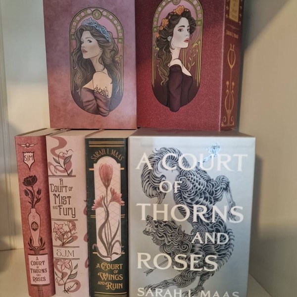 ACOTAR Paperback Vintage Dust Jackets Set, Digital Download, Officially ...