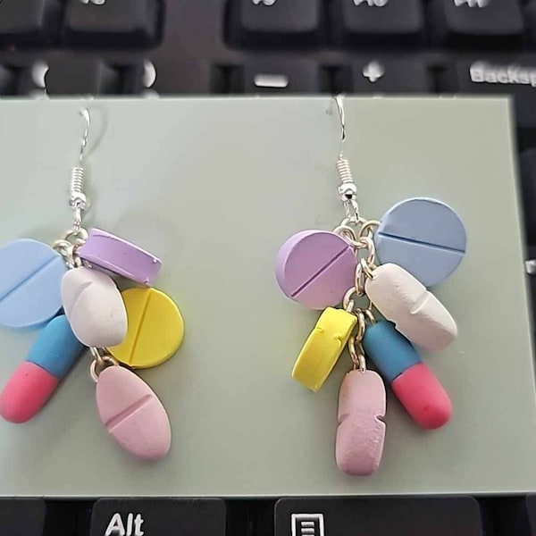 Pharmacy Earrings,pill Earrings,nurse Earrings,pharmacist Earrings ...