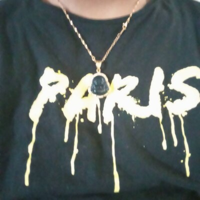 Initial Necklace, Gold Medal Letter A C M G S B N J K, Alphabet A Z ...