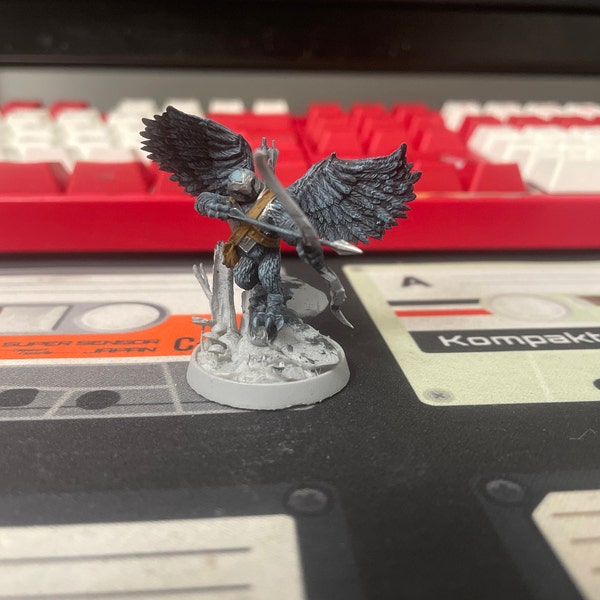 Owlin Archer Miniature Aarakocra Warrior Ranger Mini Dungeons and ...
