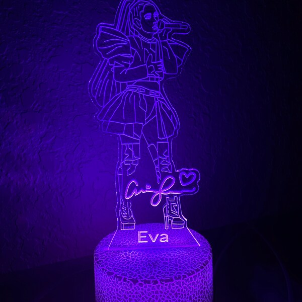 Chef LED Lamp Multicolor 3d Illusion Night Light Lamp Unique Gift for ...