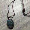 Raw Natural Indian Agate Crystal Shard Necklace. High Grade Crystal ...