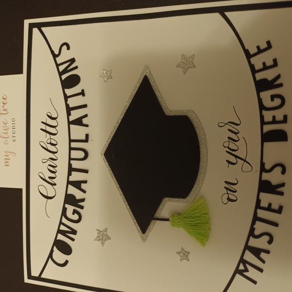 Personalised Congratulations on Your Degree Card | Masters Degree ...