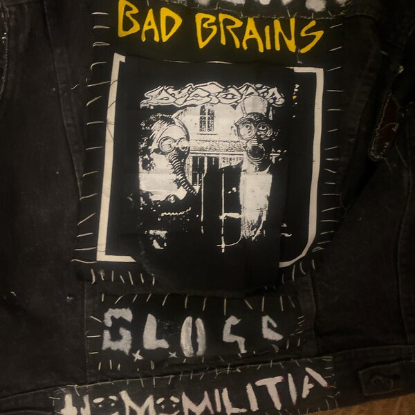 Dystopia Gas Mask Back Patch - Etsy