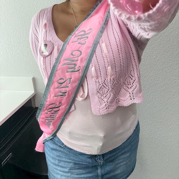 Personalized Embroidery Lace Sash Custom Lace Sash Lace Sash Customize ...