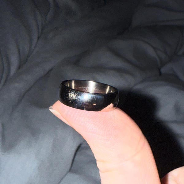 F 16 Fighter Jet Engine Ring Made From a Titanium Turbine Blade Used in ...