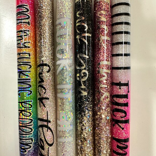 Valentines Glitter Pen | Love Glitter Pen | Valentines Day Glitter ...