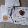 Pocket Pebble Hug With Poem and Hand Painted Heart on a Natural Beach ...