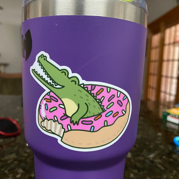 Pool Float Sticker, Donut Sticker, Beach Vinyl Stickers, Summer Sticker ...