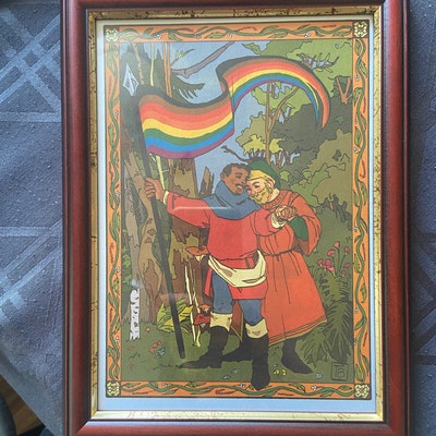 Medieval Pride Flag A5 Prints - Etsy UK