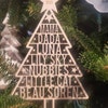 Family Names Tree Ornament, Custom Laser Cut Wood Ornament - Etsy